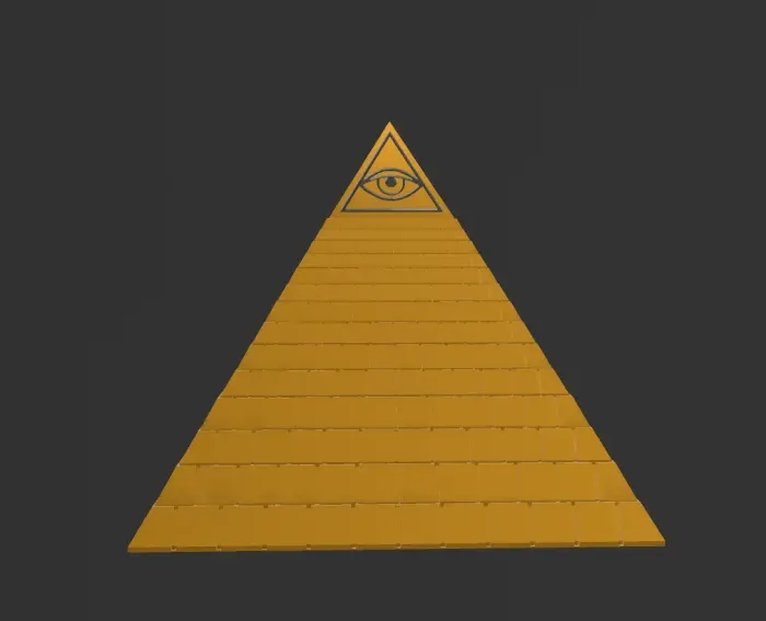 Sculptures & Artworks STL Download - illuminati pyramidby Mr3DBeast