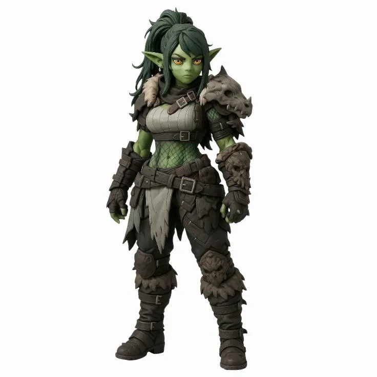 Characters & Creatures STL Download - commander goblin girlby ...