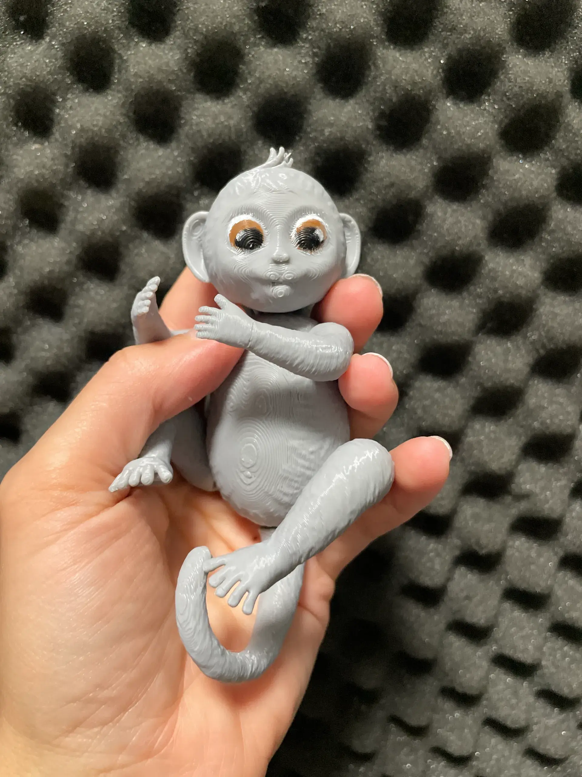 3D Printer Files | 3MF File | Articulated cute 3D Monkey | Creality Cloud