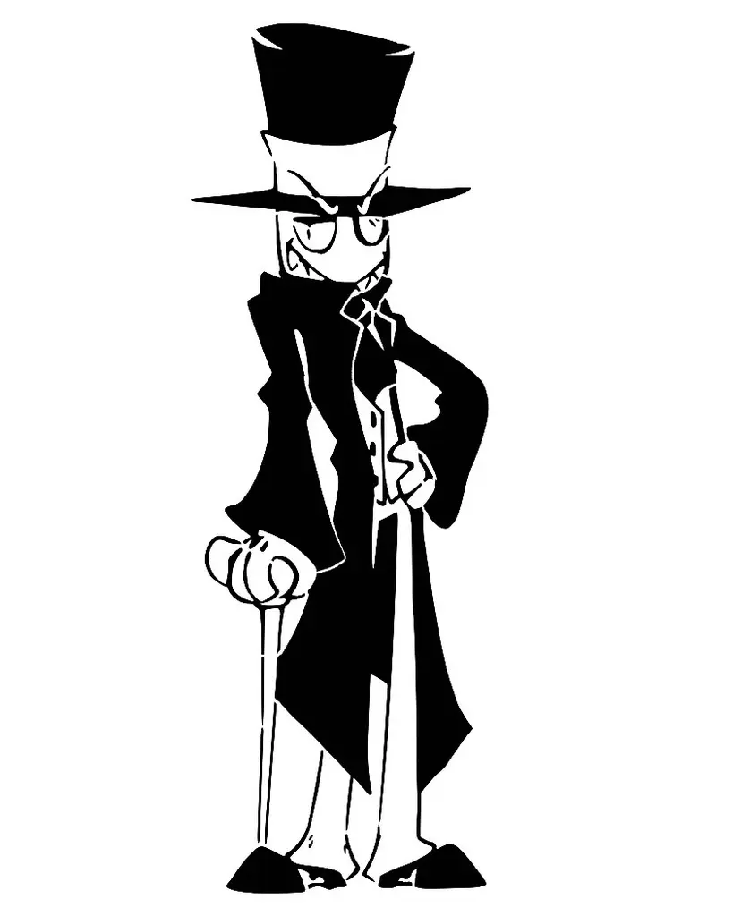 Free Digital Art STL Download - Black Hat stencilby SMT_M 🦊