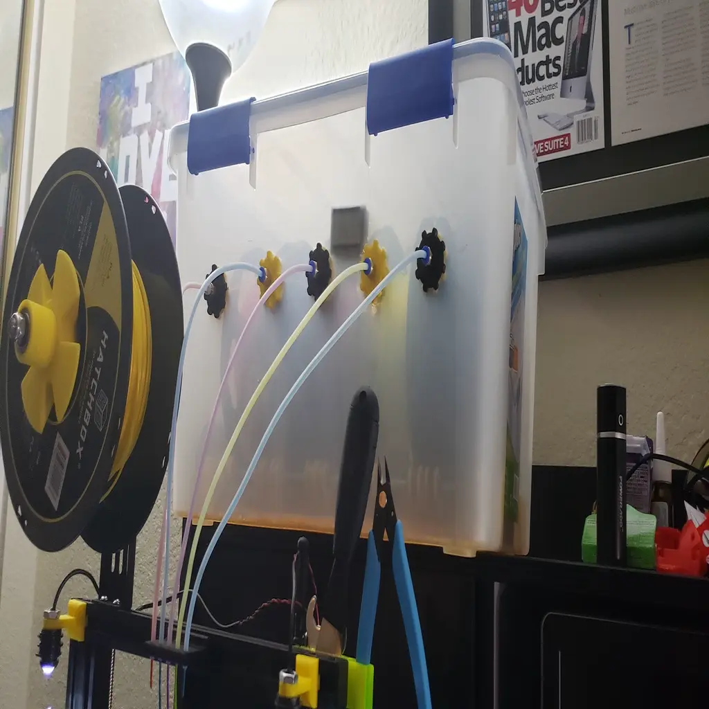 Free Tools & Spare Parts STL Download - Filament Box Top Rail Guideby ...