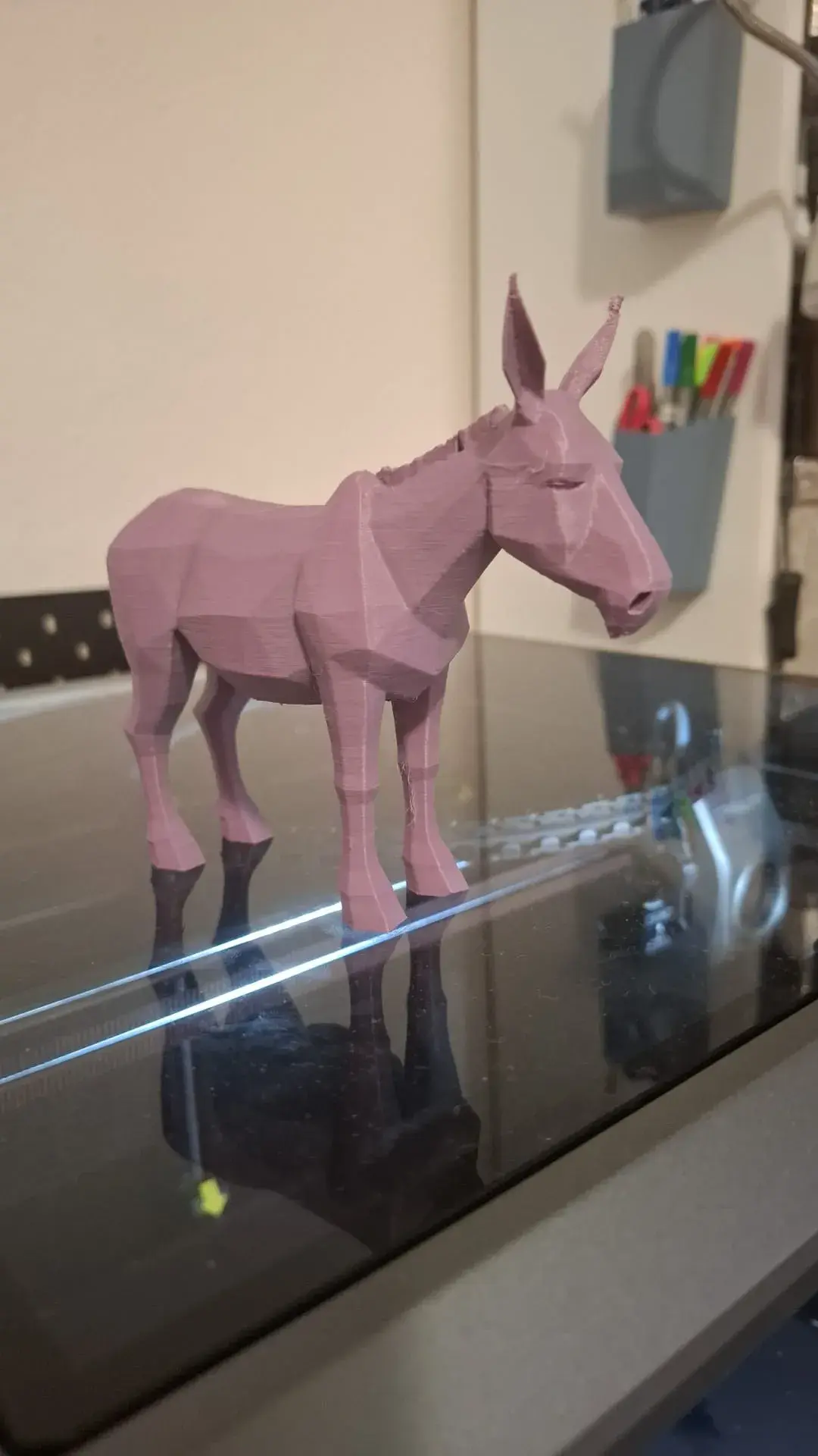 3D Printer Files | 3MF File | Donkey low-poly figurine | Creality Cloud