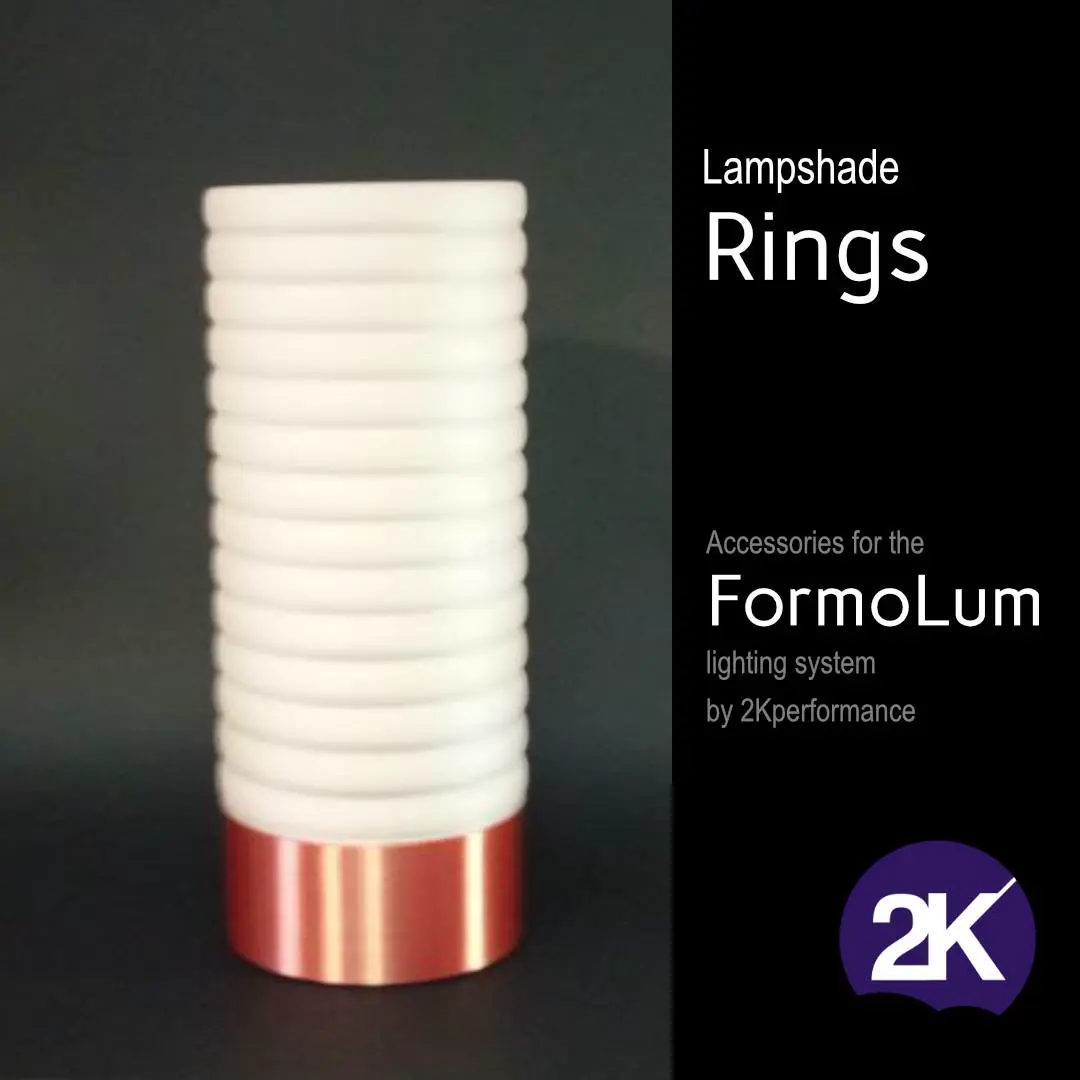 Free Lighting & Lamps STL Download - Lampshade RINGS for the FormoLum ...