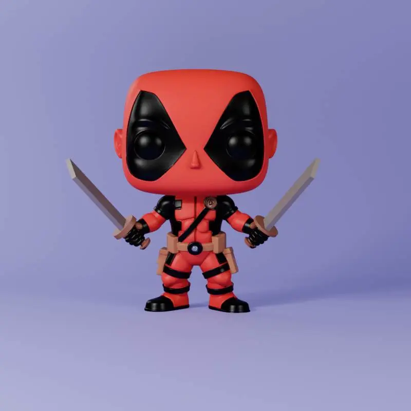 Characters & Creatures STL Download - DEADPOOL FUNKO POPby HeizNeek
