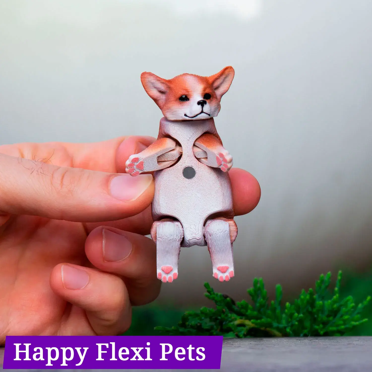 Other STL Download - Pembroke Welsh Corgi the articulated toy and ...