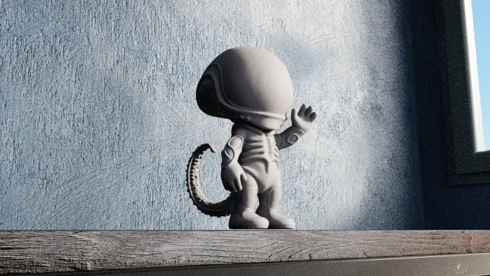 3D Printer Files | 3MF File | Cute Chibi Xenomorph | Creality Cloud