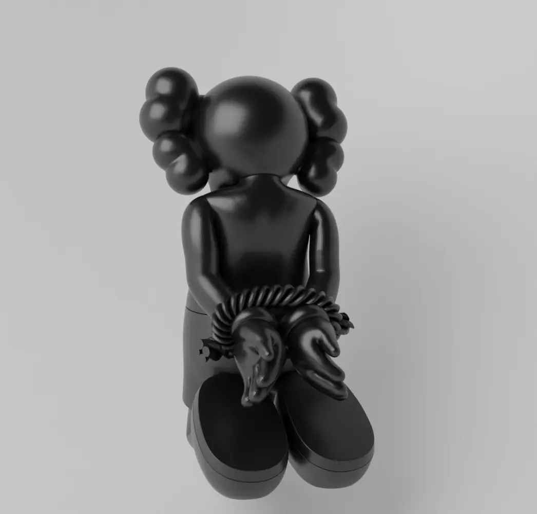 Characters & Creatures STL Download - Kaws Hostage Art Toy Fan Artby ...
