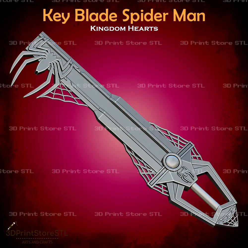 Cosplay STL Download - Key Blade Spider Man Cosplay Kingdom Hearts ...
