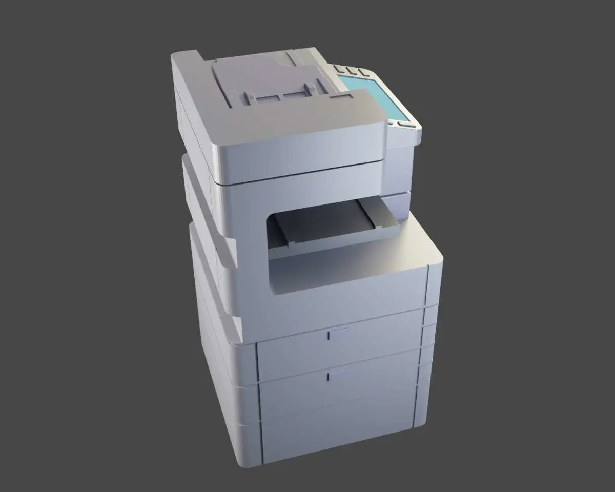 3D Printer Files | 3MF File | Photocopy Machine Miniature | Creality Cloud