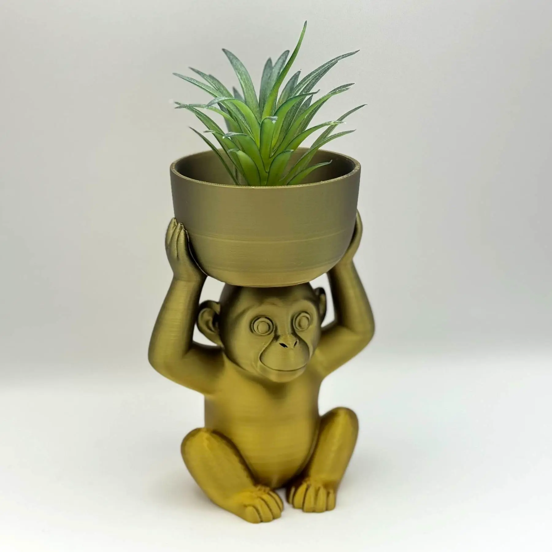 3D Printer Files | 3MF File | Monkey Planter | Creality Cloud