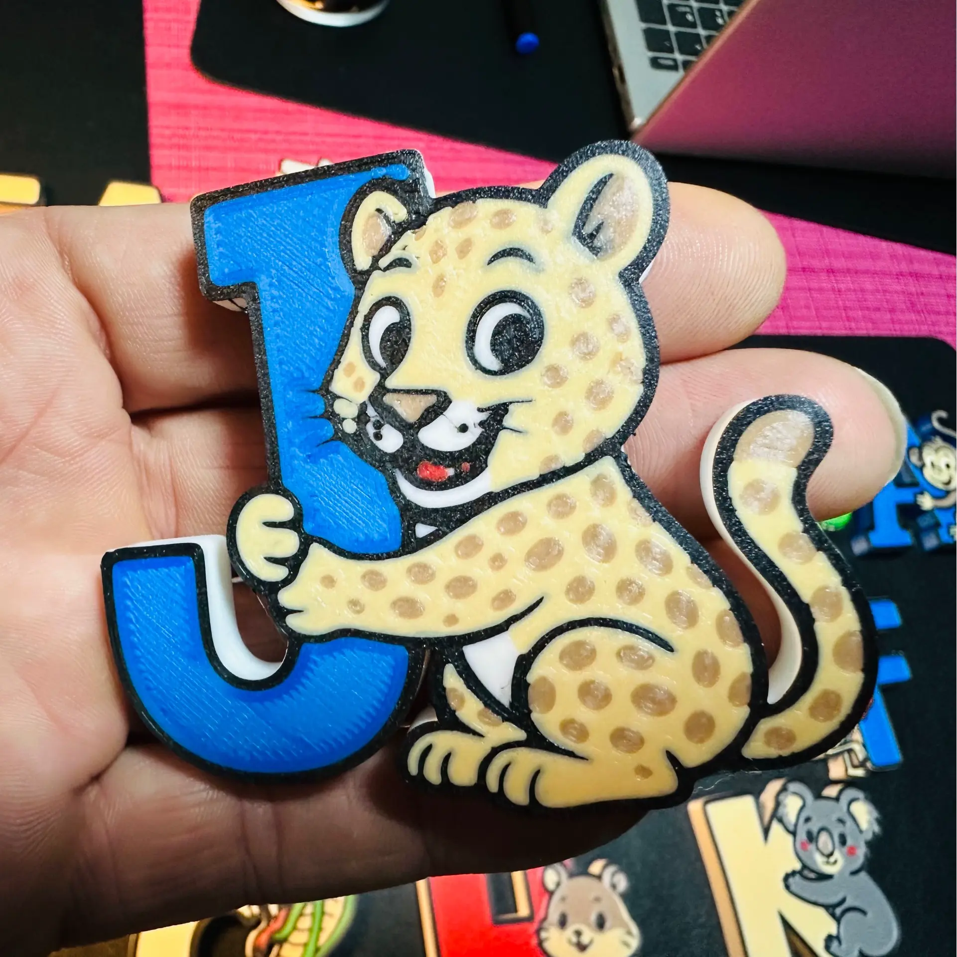 3D Printer Files | 3MF File | Letter J “Jaguar” 🐾 Animal Alphabet ...