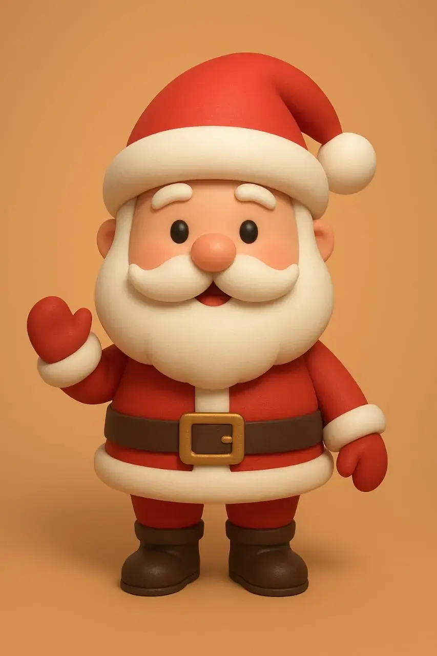 3D Printer Files | 3MF File | Mini Santa Family – Cute 3D Printable ...