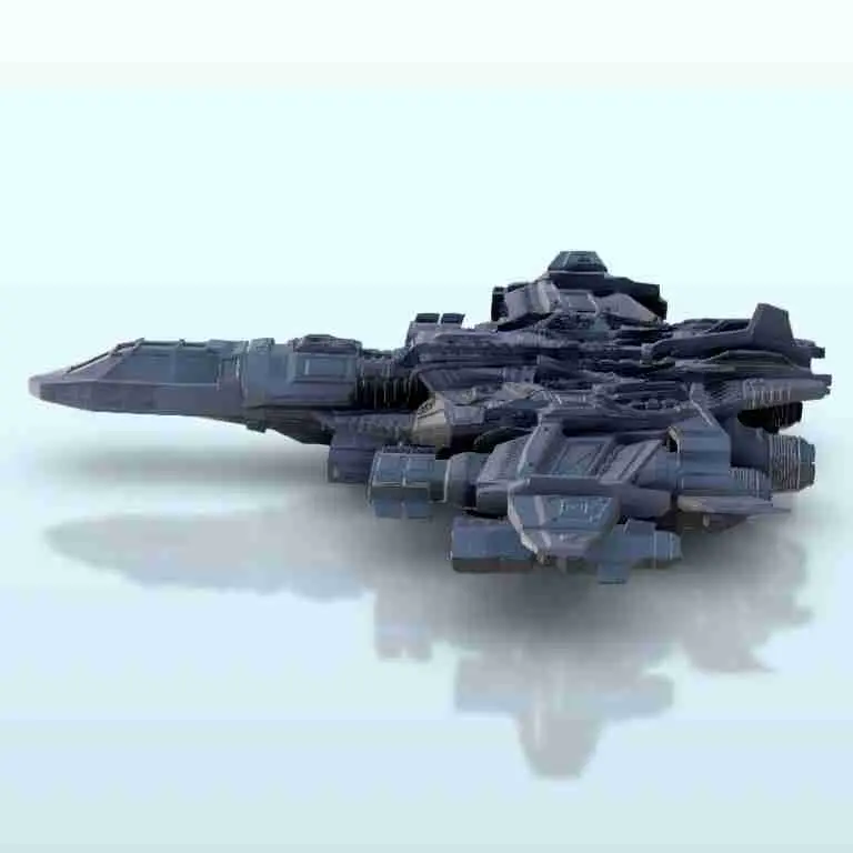 Miniature Games & Accessories STL Download - Chryson spaceship 27 - sci ...