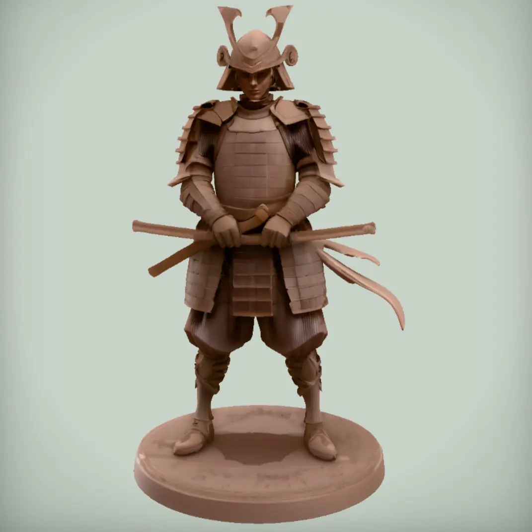 Other STL تنزيل - Japanese Samurai STL Detailed 3D - DiErModels