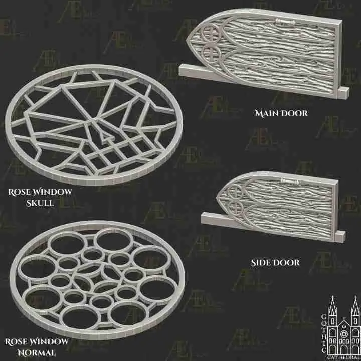 Other STL Download - AEGOTH01 - Gothic Cathedralby Aether Studios