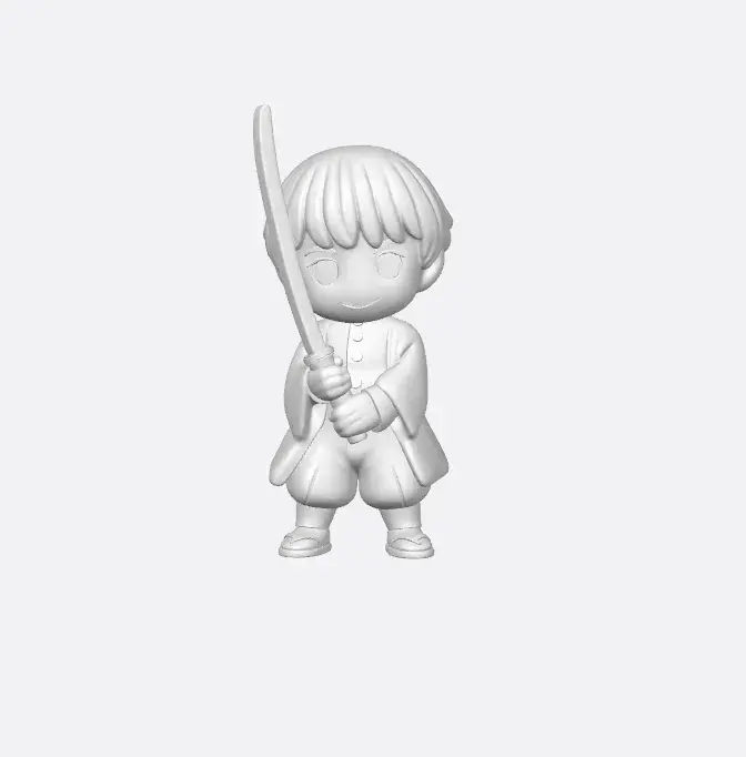 3D Printer Files | 3MF File | Chibi Zenitsu Agatsuma | Creality Cloud