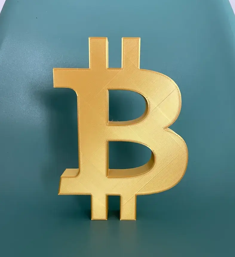 Digital Art STL Download - Bitcoin Btc figure decorby JessArt