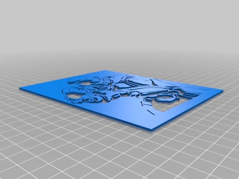 Free Characters & Creatures STL Download - Halo Master Chief stencil ...