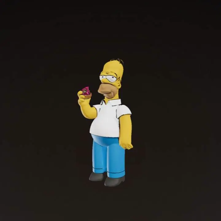 3D Printer Files | 3MF File | HOMER SIMPSON | Creality Cloud