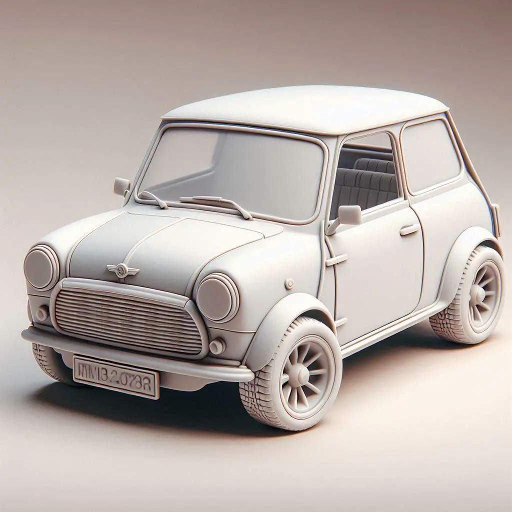 Vehicles & Machinery STL Descarga - Mini Cooper – Classic Compact Car ...
