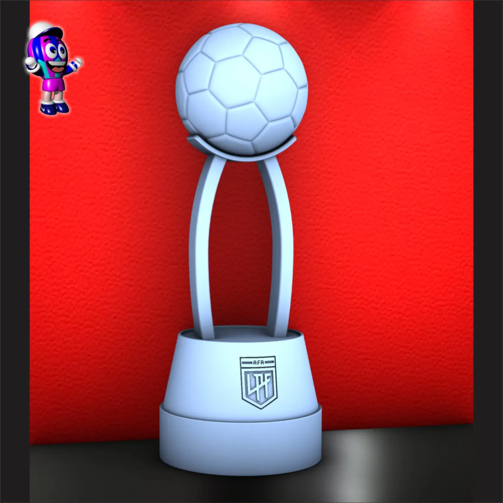 Industrial Design & Prototypes STL Download - Trofeo Copa Liga ...