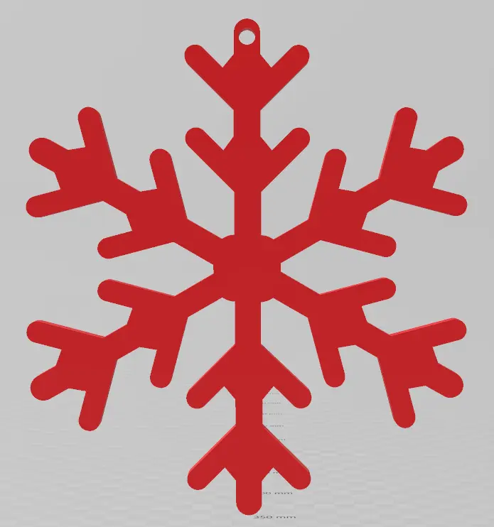 Home Decorations & Ornaments STL Download - EASY TO PRINT, SNOWFLAKE ...