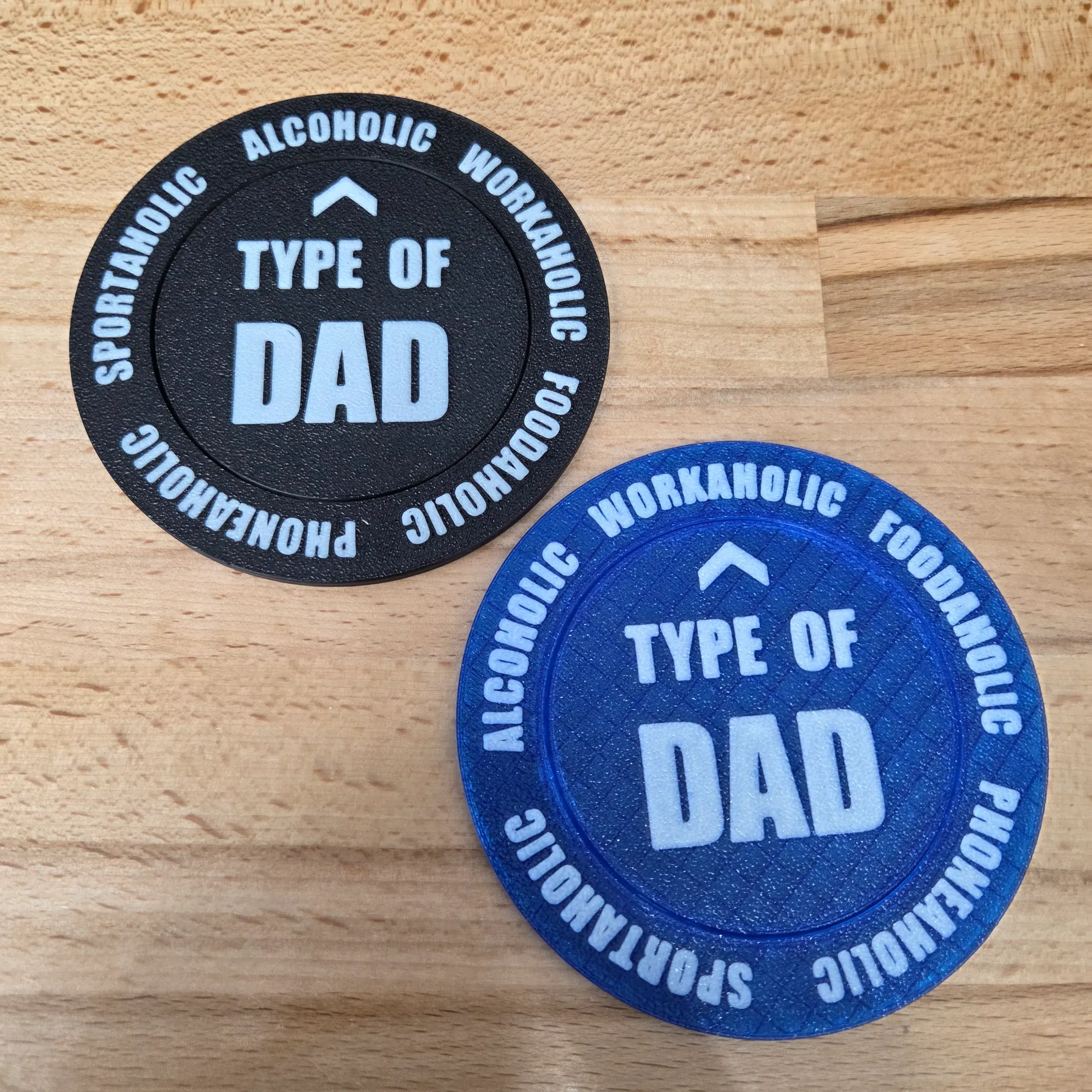 3D Printer Files | 3MF File | Fathers Day, What Type Of Dad Coaster ...