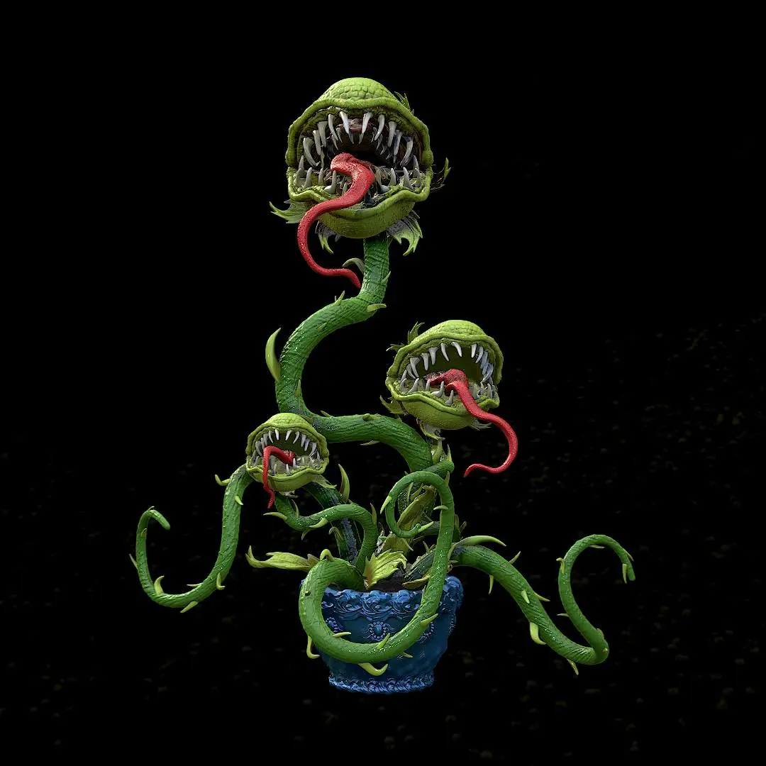Characters & Creatures STL Download - Flower killerby Irina 3D