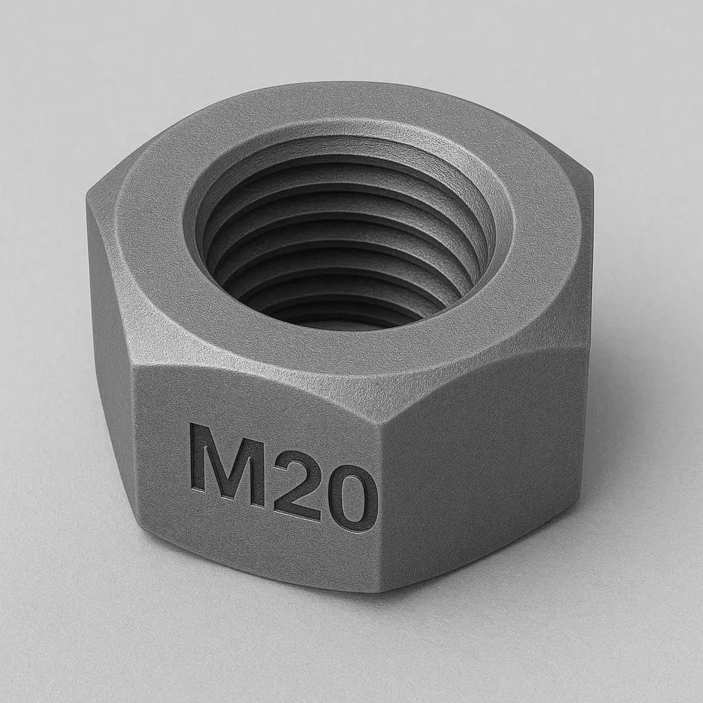 Tools & Spare Parts STL Download - m20 nut / m20 somunby MehmetYilmaz