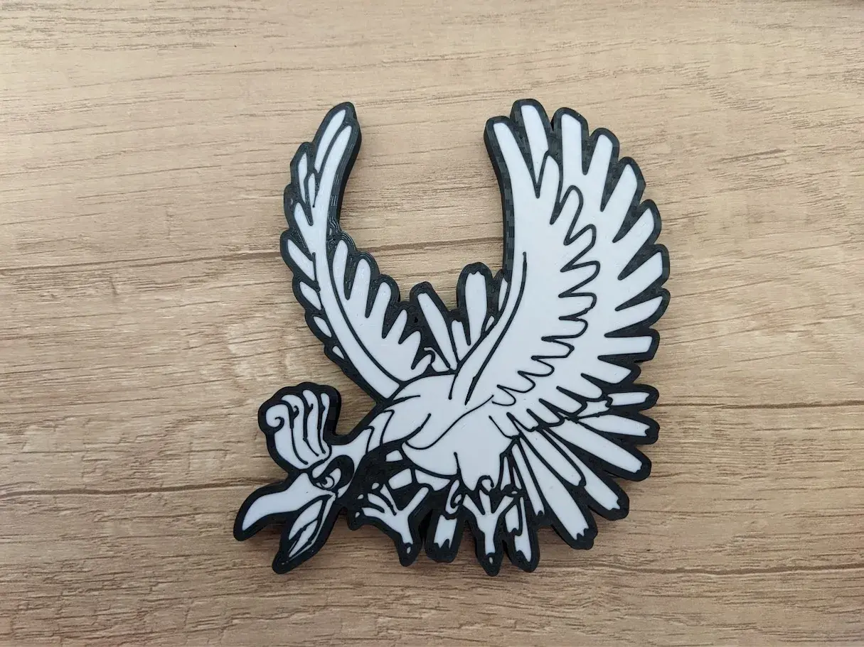 3D Printer Files | 3MF File | Ho-Oh Wall Art | Creality Cloud