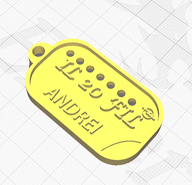 3D Printer Files | 3MF File | keychain for my best friend | Creality Cloud