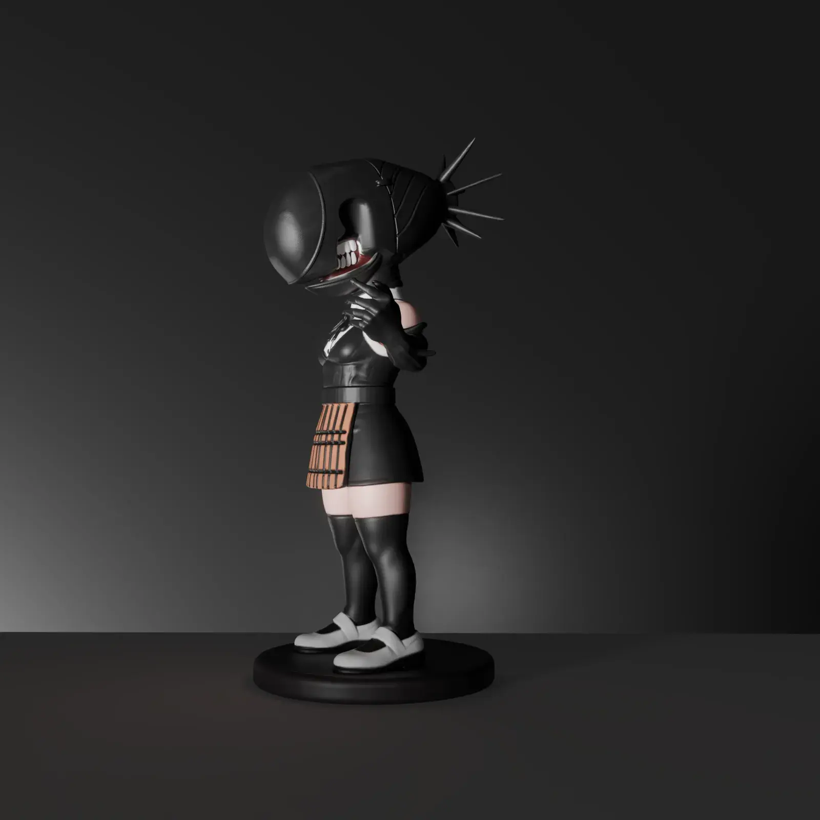 3D Printer Files | 3MF File | 💣 RAZE - Chainsaw Bomb Girl | Creality Cloud