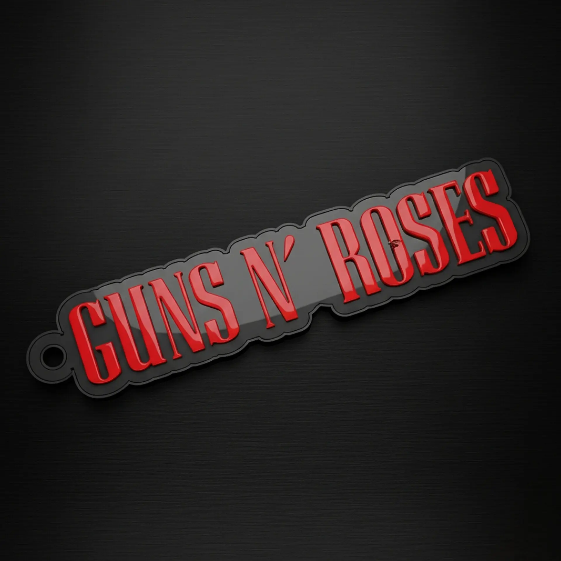 3D Printer Files | 3MF File | GUNS N ROSES - KEYCHAIN | Creality Cloud