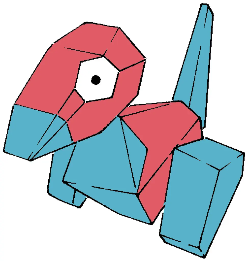 Free Sculptures & Artworks STL Download - Porygon 4 layered stencilby ...