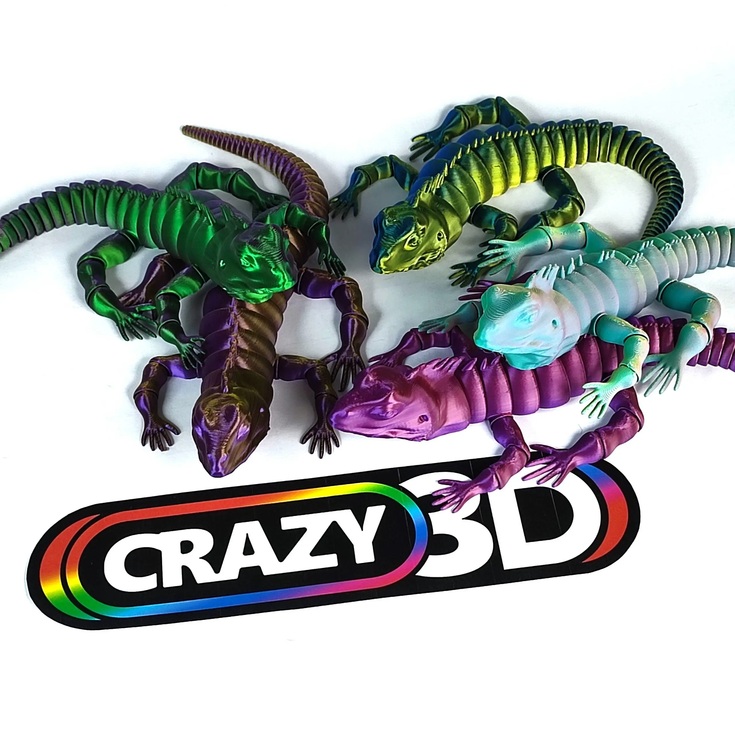 Other STL Download - Ultra articulated indian Water Dragon (Lizard)by ...