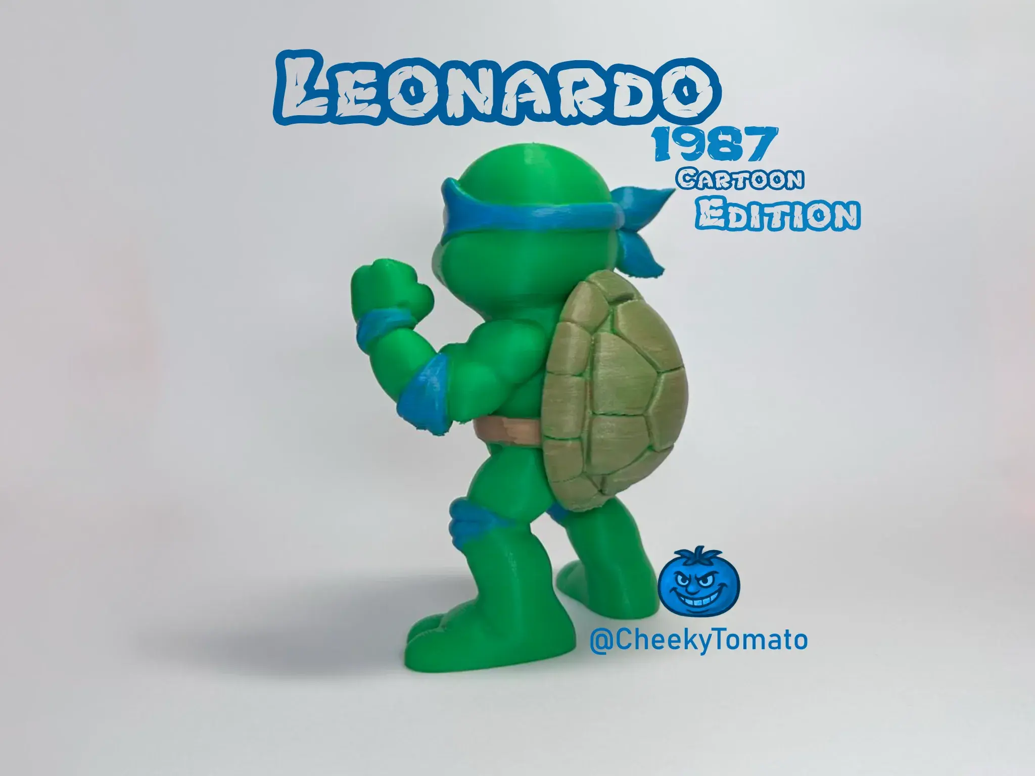 3D Printer Files | 3MF File | Leonardo – TMNT 1987 DeskBuddy Figurine ...