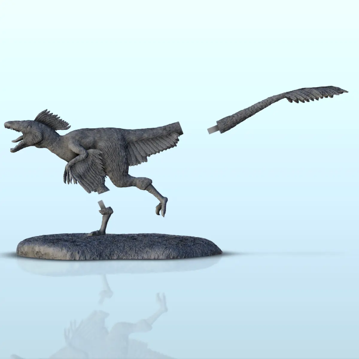 Other STL Download - Achillobator dinosaur (5) - miniatures figure ...