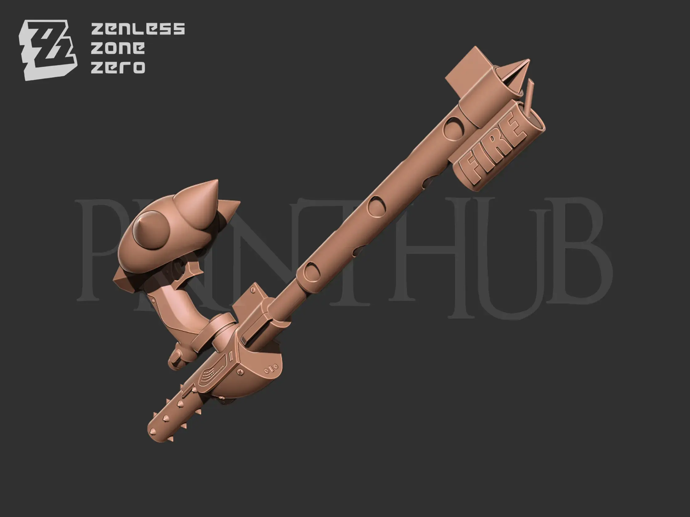 Cosplay STL Download - Burnice White Weapon Pack - Zenless Zone Zero ...