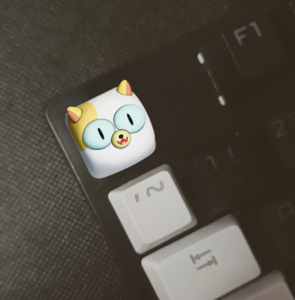 Board Games & Card Games STL Download - CAKE THE CAT - KEYCAP 3D ...