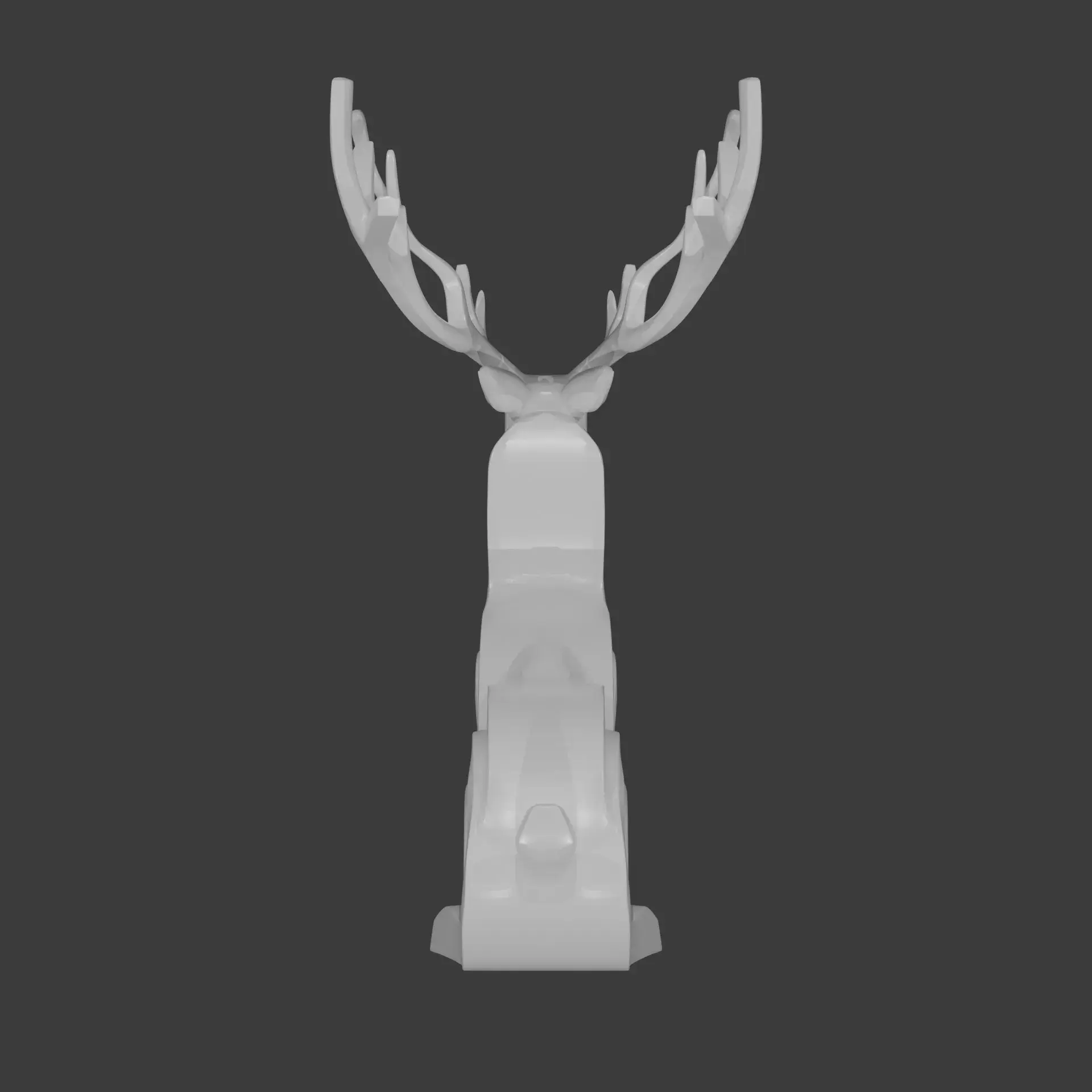 3D Printer Files | 3MF File | Modern Deer Sculpture | Creality Cloud