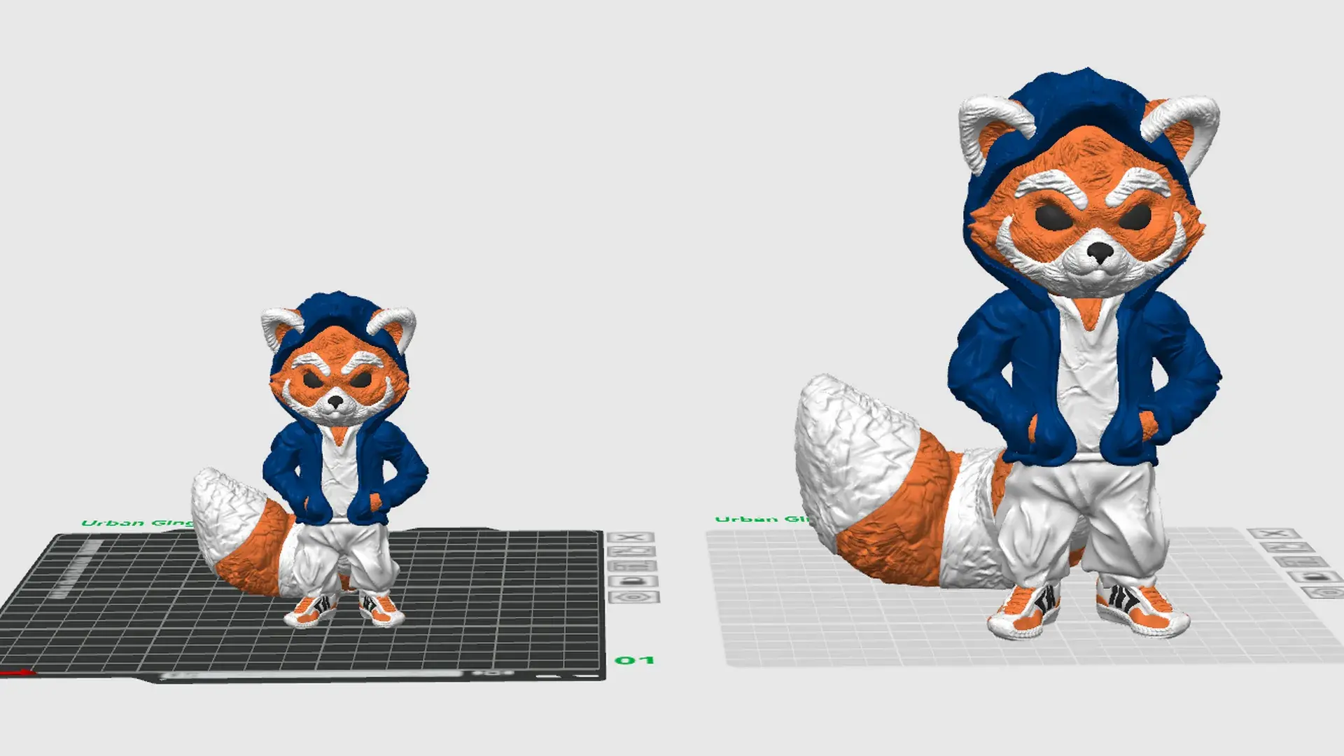 3D Printer Files | 3MF File | Urban Ginger Panda | Creality Cloud