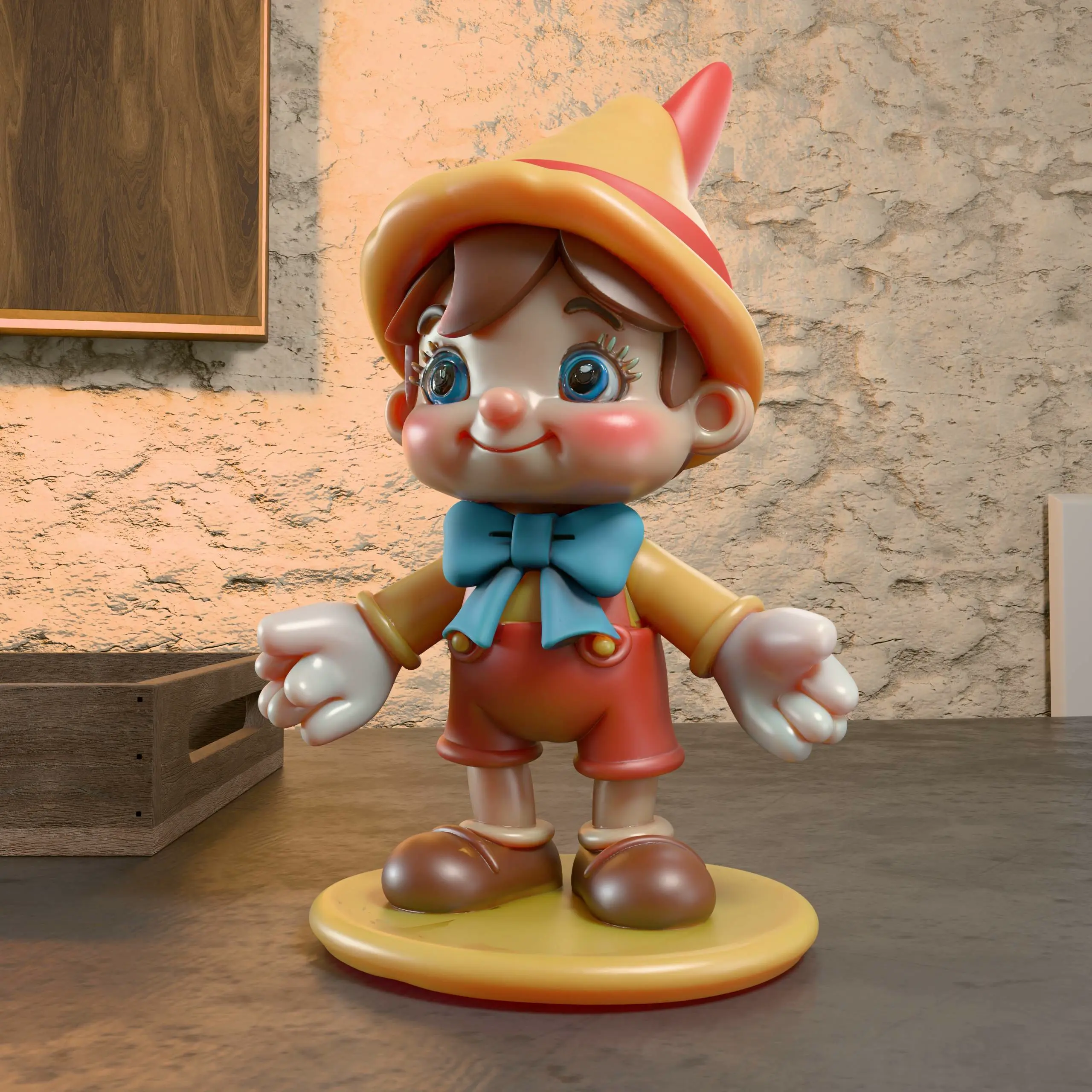 3D Printer Files | 3MF File | Cute Pinocchio | Creality Cloud