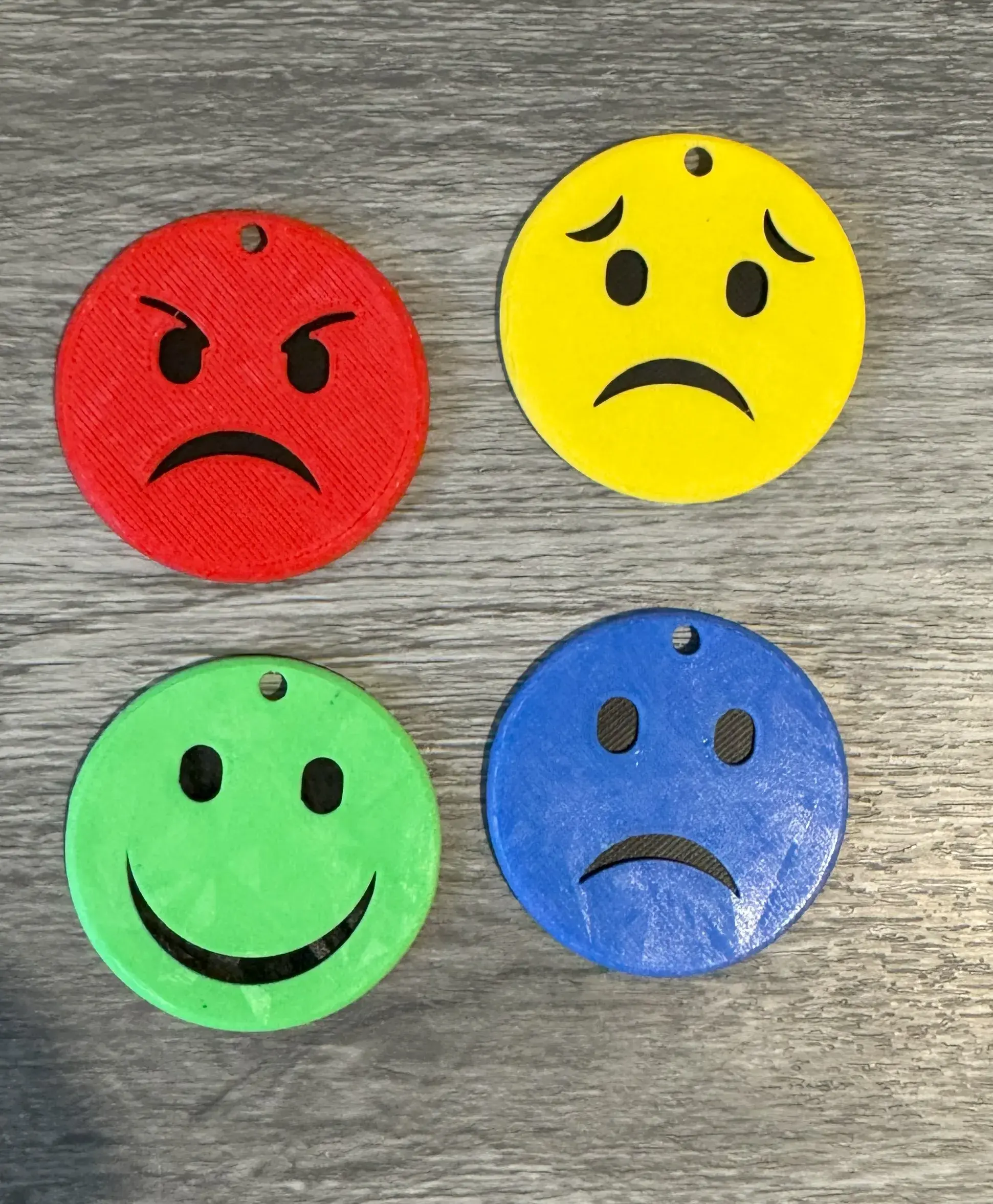 Free Personal Care Devices STL Download - Emoji Communication Keyrings ...