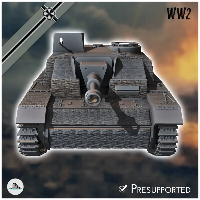 Other STL Download - Sturmhaubitze StuH 42 Ausf. G 1942 (Sd.Kfz. 142-2 ...