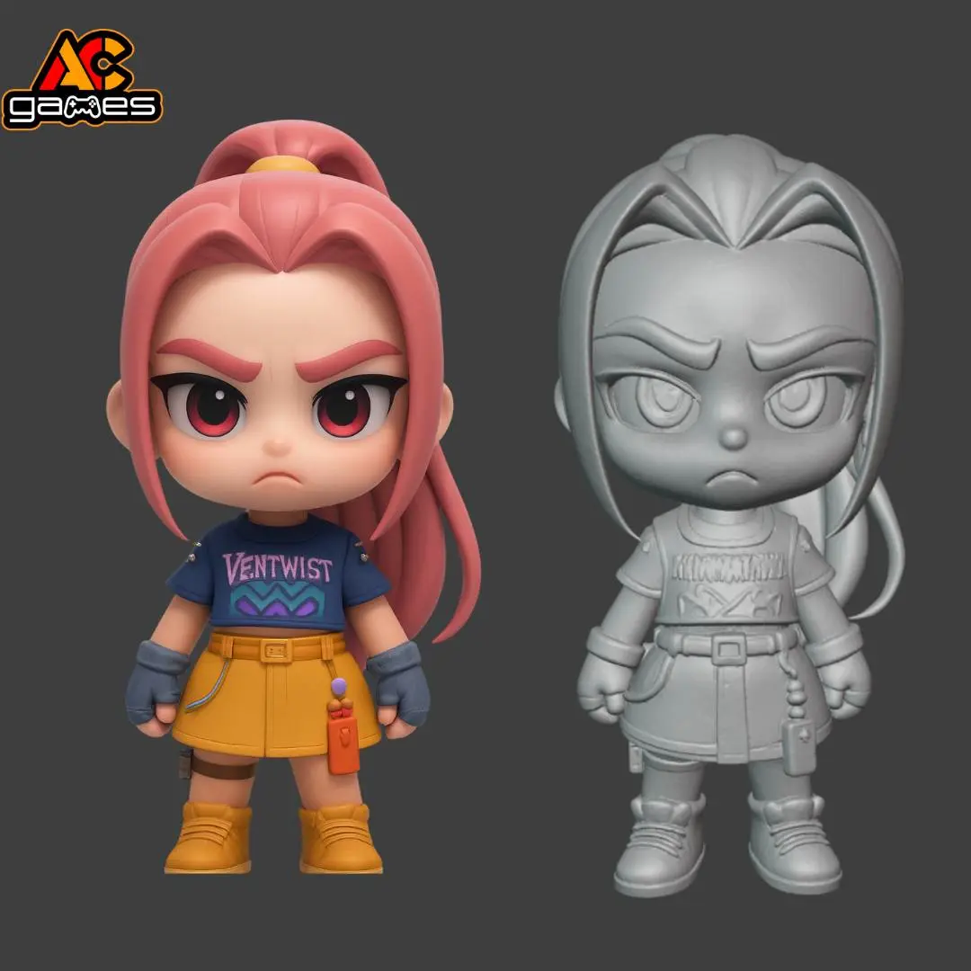 3D Printer Files | 3MF File | Mira Chibi Demon Hunters | Creality Cloud
