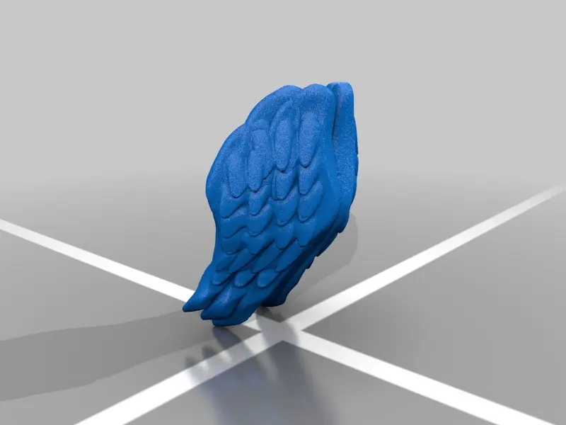 Sculptris OBJ Bits: Wings and Tails | 3D models download | Creality Cloud