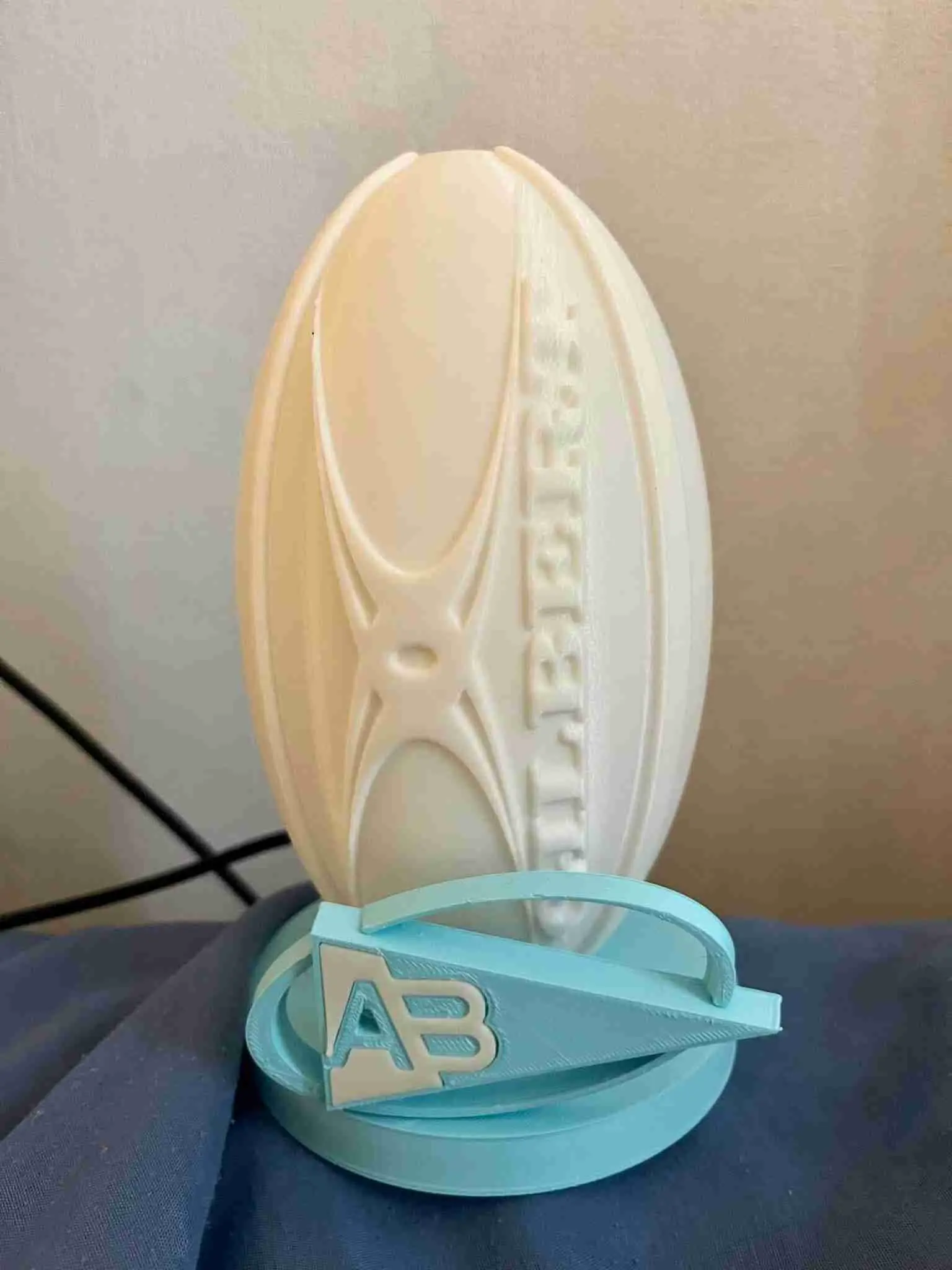 Lighting & Lamps STL Download - Rugby Lamp e14 and logo aviron ...