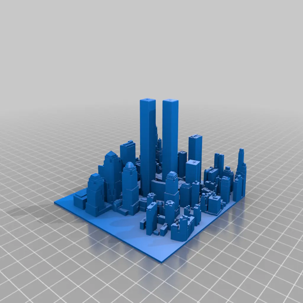 Free Other STL Download - WTC Before & After 9/11by SMT_M 🦊