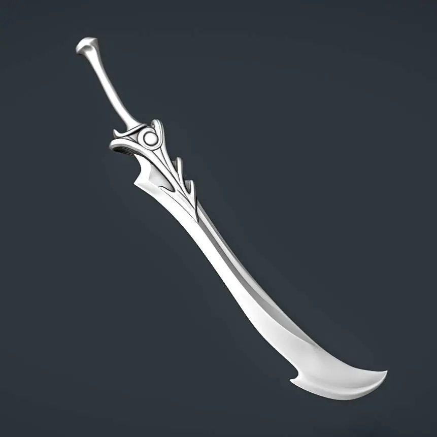 Miniature Games & Accessories STL Download - Lunar Fang Swordby RuslanOz