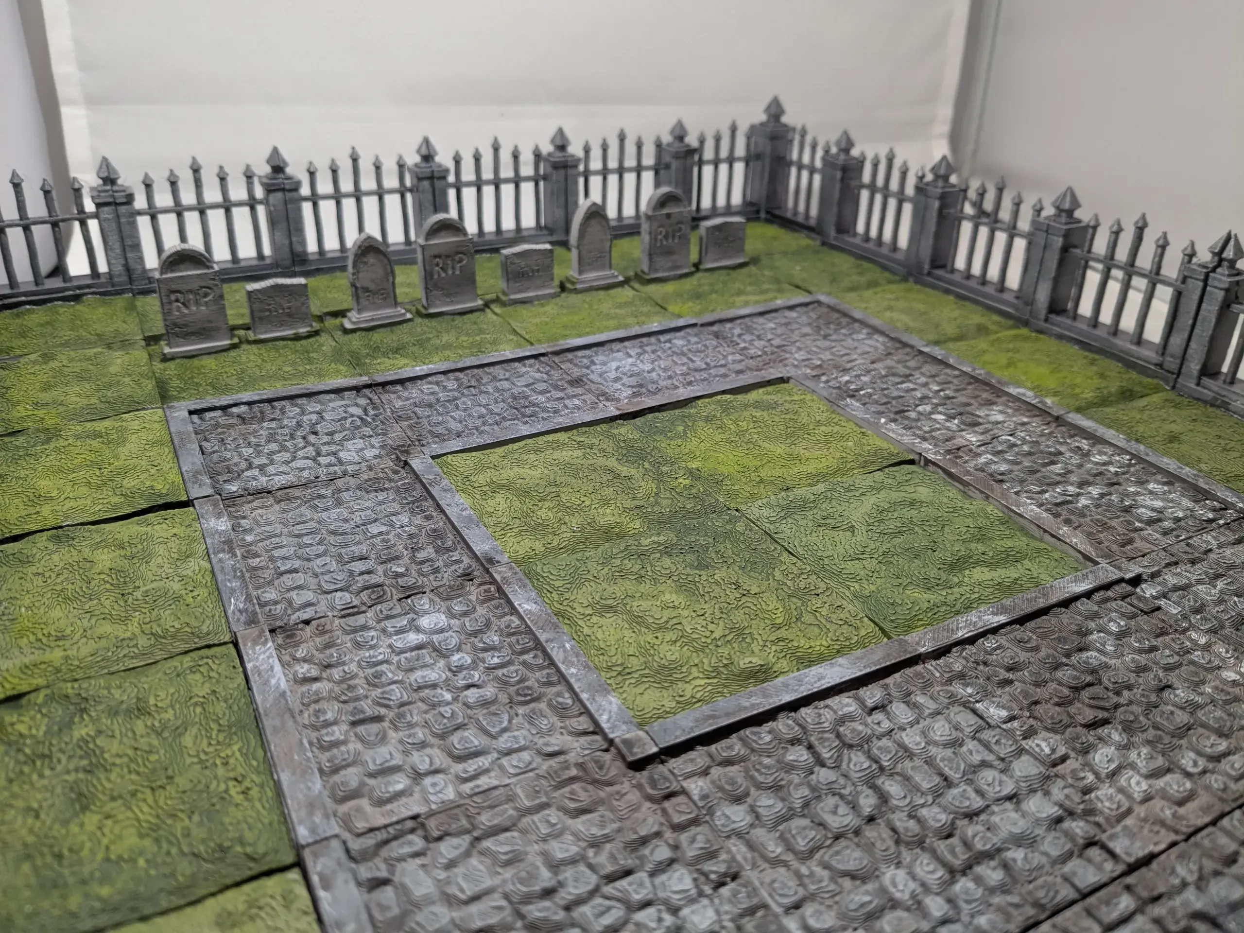 3D Printer Files | 3MF File | Graveyard tile - wall | Creality Cloud